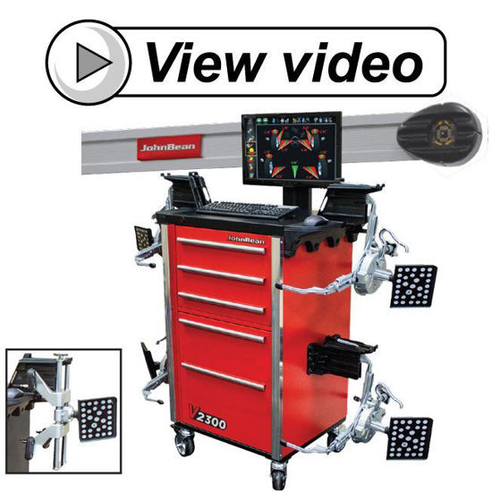 Video V2300 Imaging Wheel Alignment System - Snap-on Equipment JohnBean ...